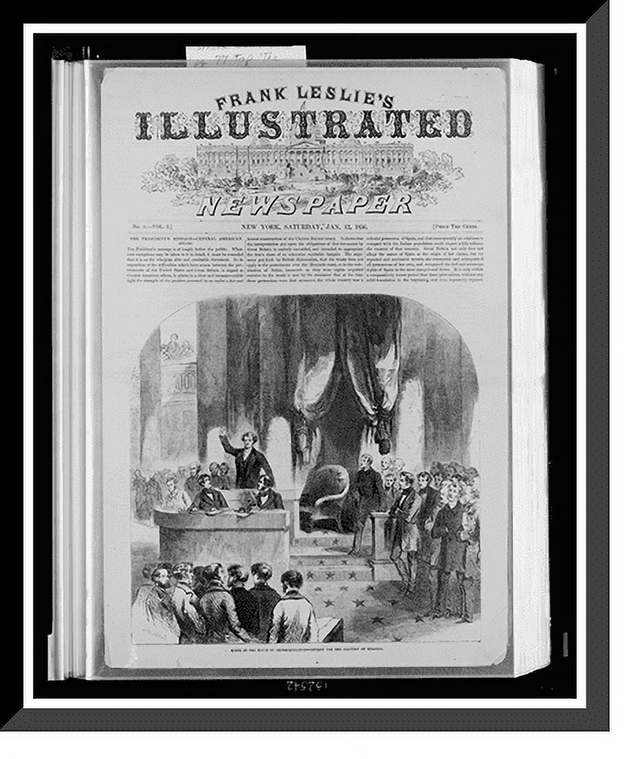 Historic Framed Print, Scene in the House of Representatives - Contest ...