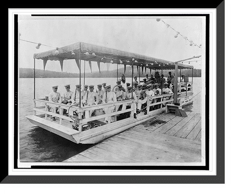 Historic Framed Print, Scott's show boat, Oquaga Lake, New York, 17-7/8 ...