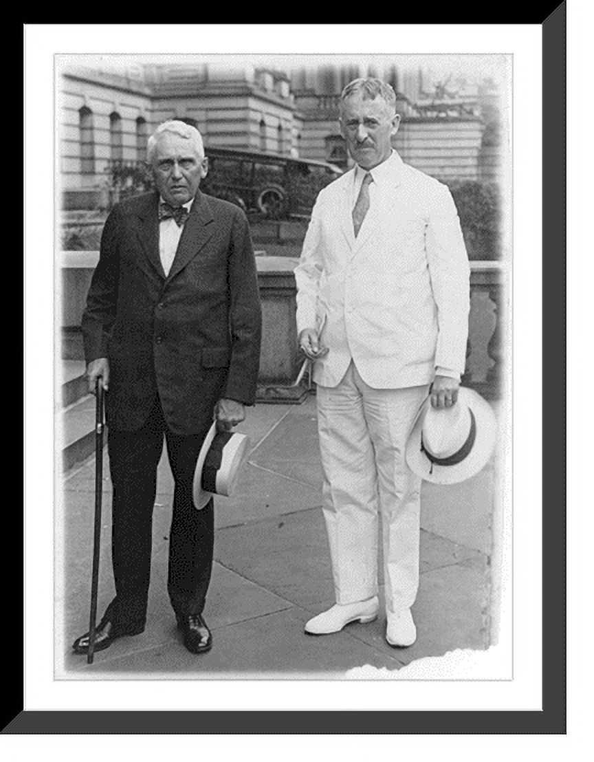 Historic Framed Print, Secretary of State Henry L. Stimson and former ...