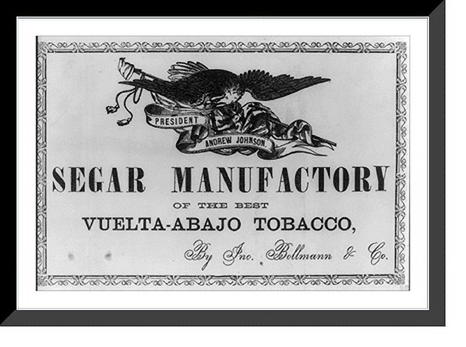 Historic Framed Print, Segar Manufactory of the best Vuelto-Abajo ...