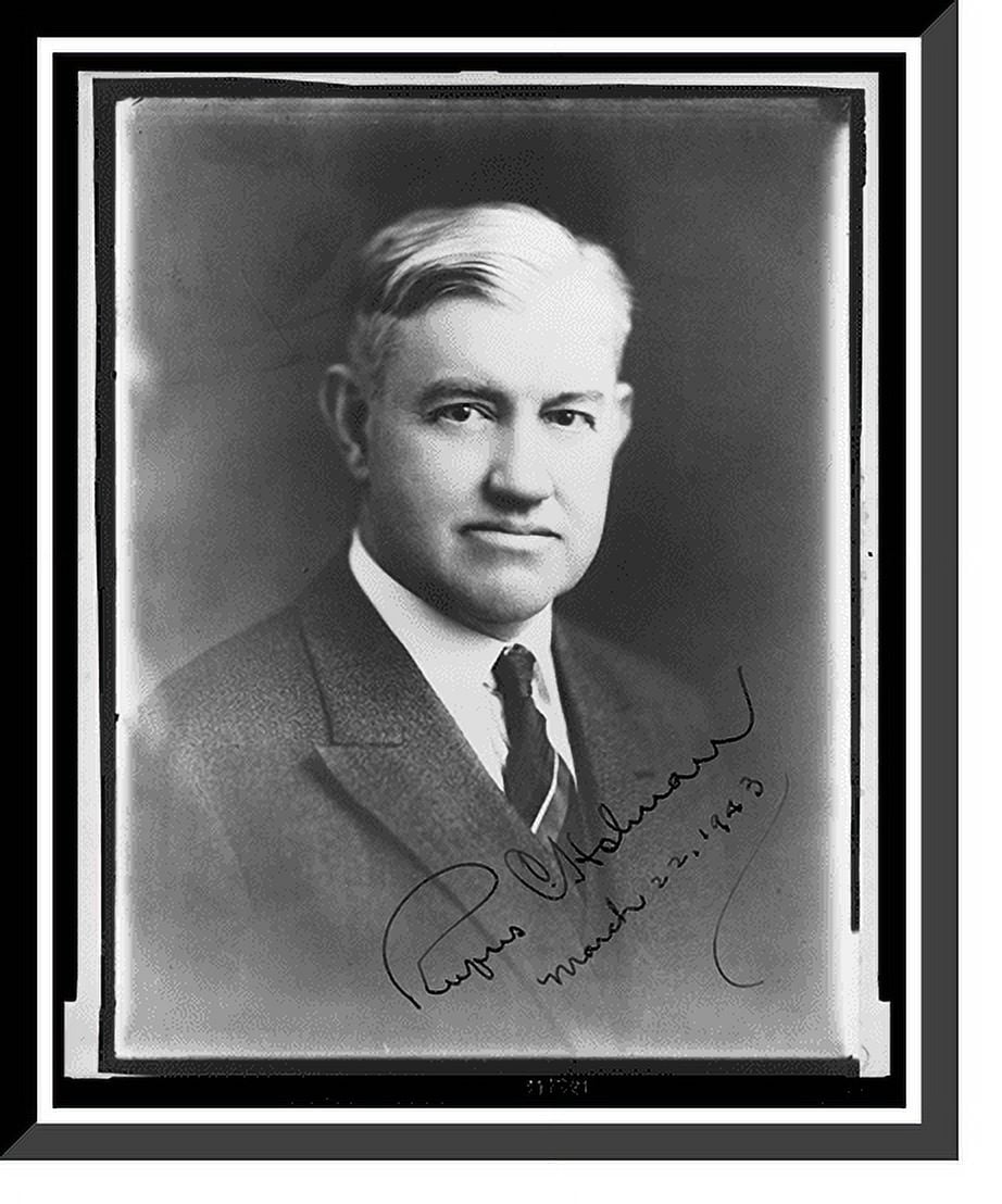 Historic Framed Print, [Senator Rufus C. Holman, head-and-shoulders ...
