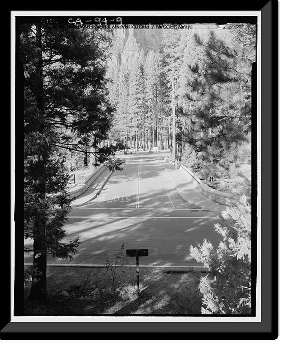 Historic Framed Print, Sentinel Bridge, Spanning Merced River on ...