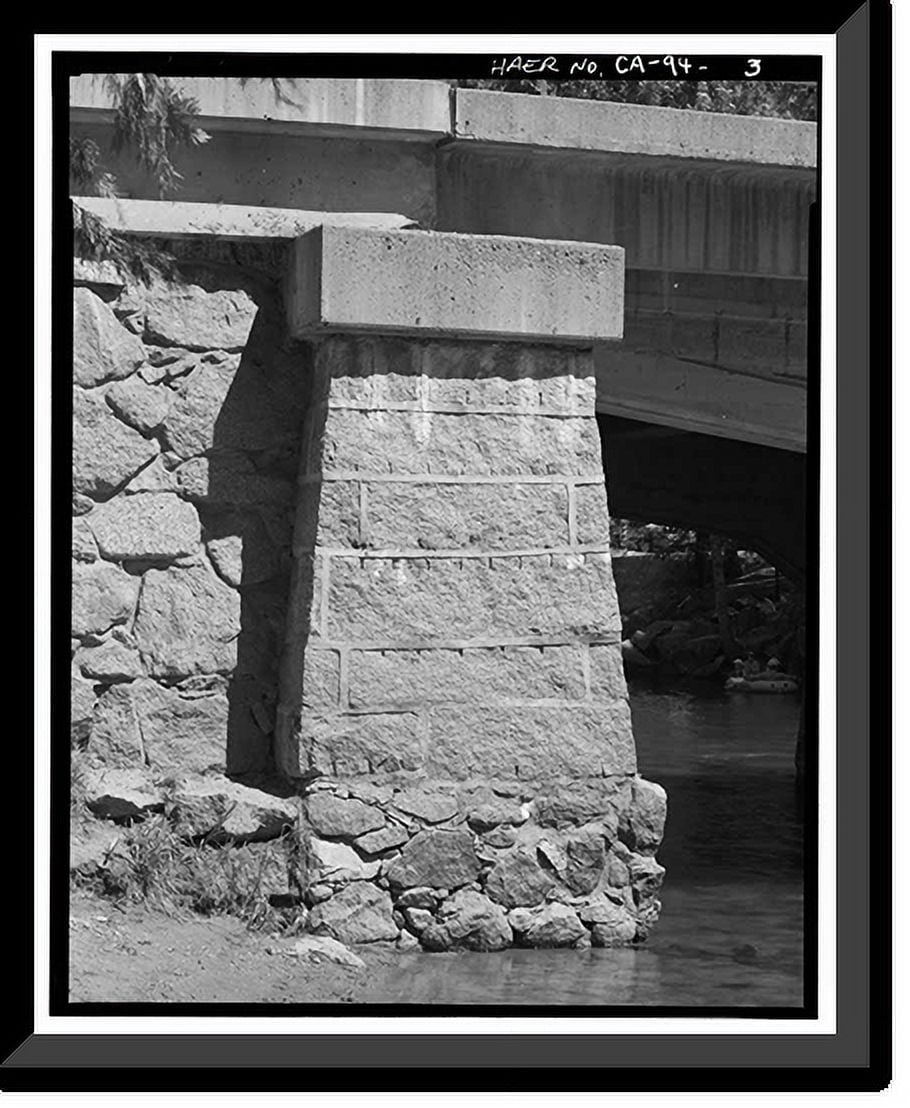 Historic Framed Print, Sentinel Bridge, Spanning Merced River on ...