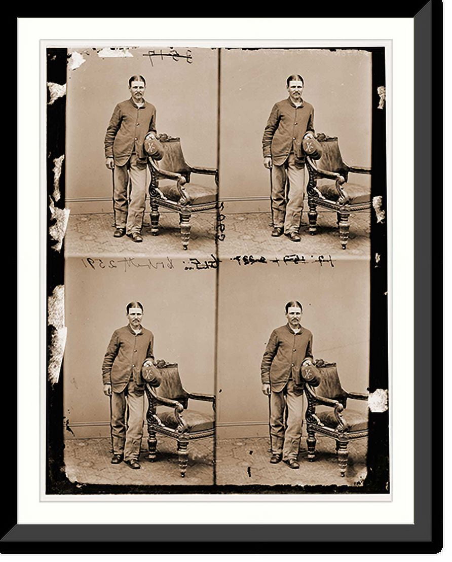 Historic Framed Print, Sgt. Boston Corbett U.S.A., 17-7/8" x 21-7/8 ...