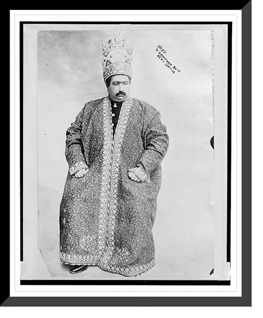 Historic Framed Print, Shah of Persia, Mohammed Ali Mirzi, Dec. 19 ...