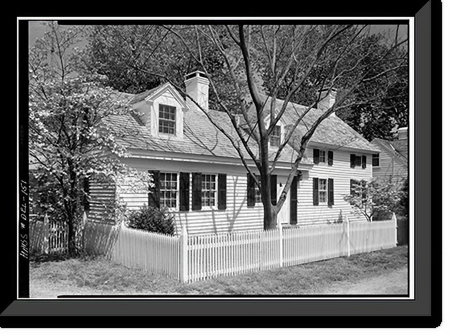 Historic Framed Print, Ship Carpenter's House, Main Street, Bethel ...