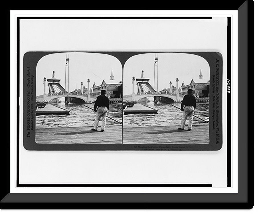 Historic Framed Print, Shooting the chutes, Dreamland, Coney Island, N ...