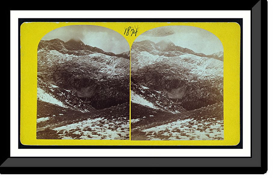 Historic Framed Print, Sierra Blanca Col. 1874. First ascended by ...