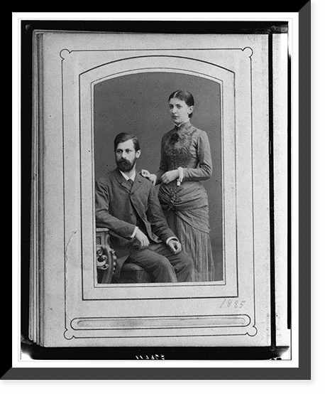 Historic Framed Print, [Sigmund Freud and his wife, Martha (Bernays ...