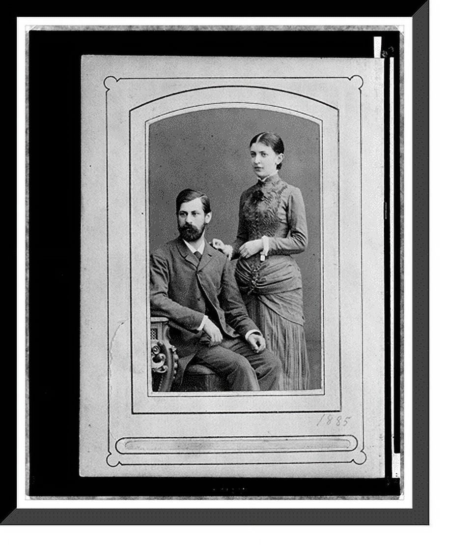 Historic Framed Print, [Sigmund Freud and his wife, Martha (Bernays ...