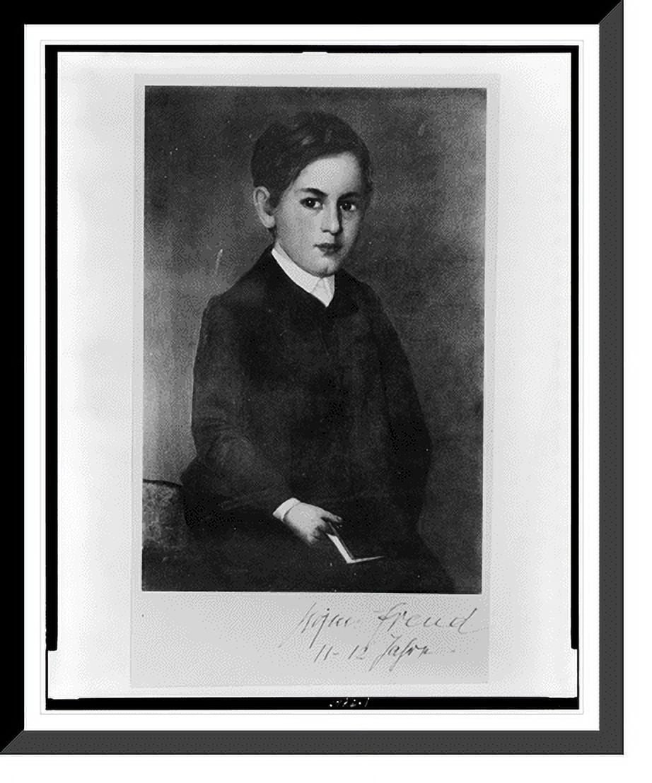 Historic Framed Print, [Sigmund Freud, three-quarter length portrait ...