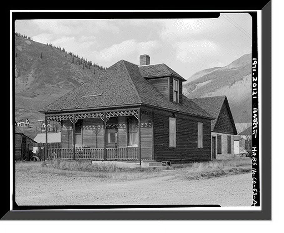 Historic Framed Print, Silverton Historic District, 815 Green Street ... Historic Framed Print, Silverton Historic District, 815 Green Street ...