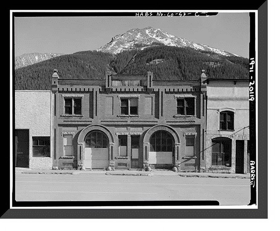 Historic Framed Print, Silverton Historic District, Two-Entry Livery ...