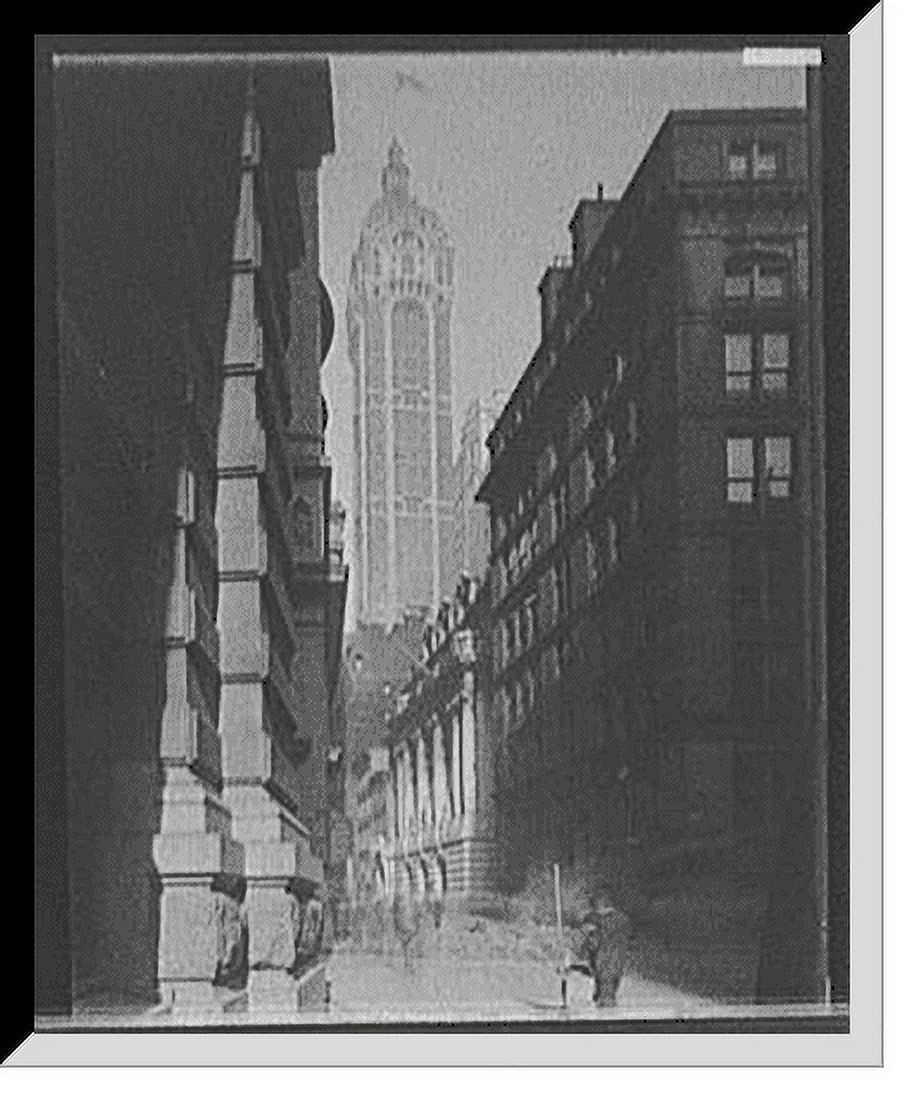 Historic Framed Print, [Singer Tower (Building), N.Y.], 17-7/8" x 21-7/ ...