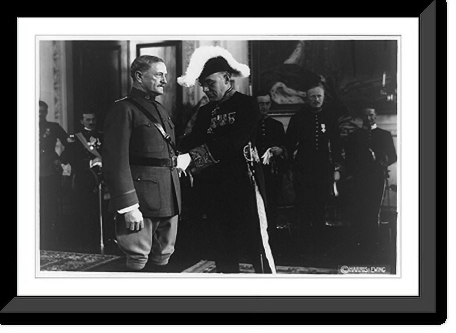 Historic Framed Print, [Sir Aukland Campbell Geddes presenting award to ...