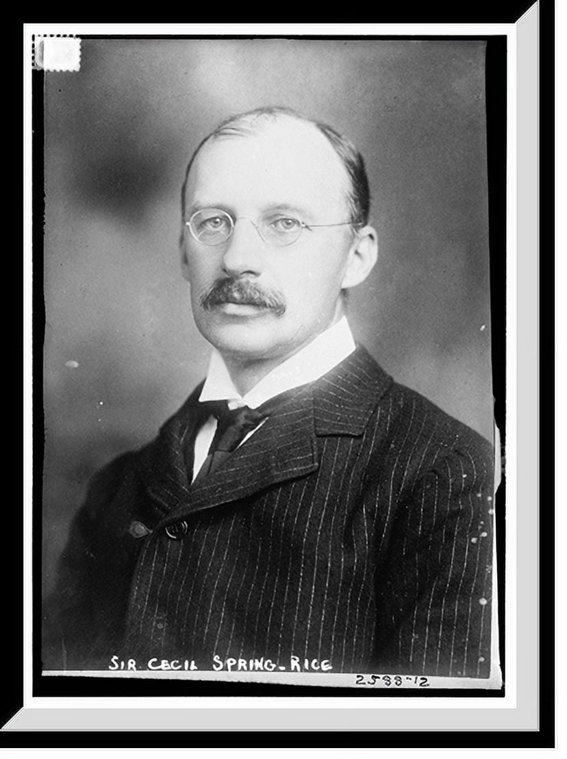 Historic Framed Print, Sir Cecil Spring-Rice, 17-7/8" x 21-7/8 ...