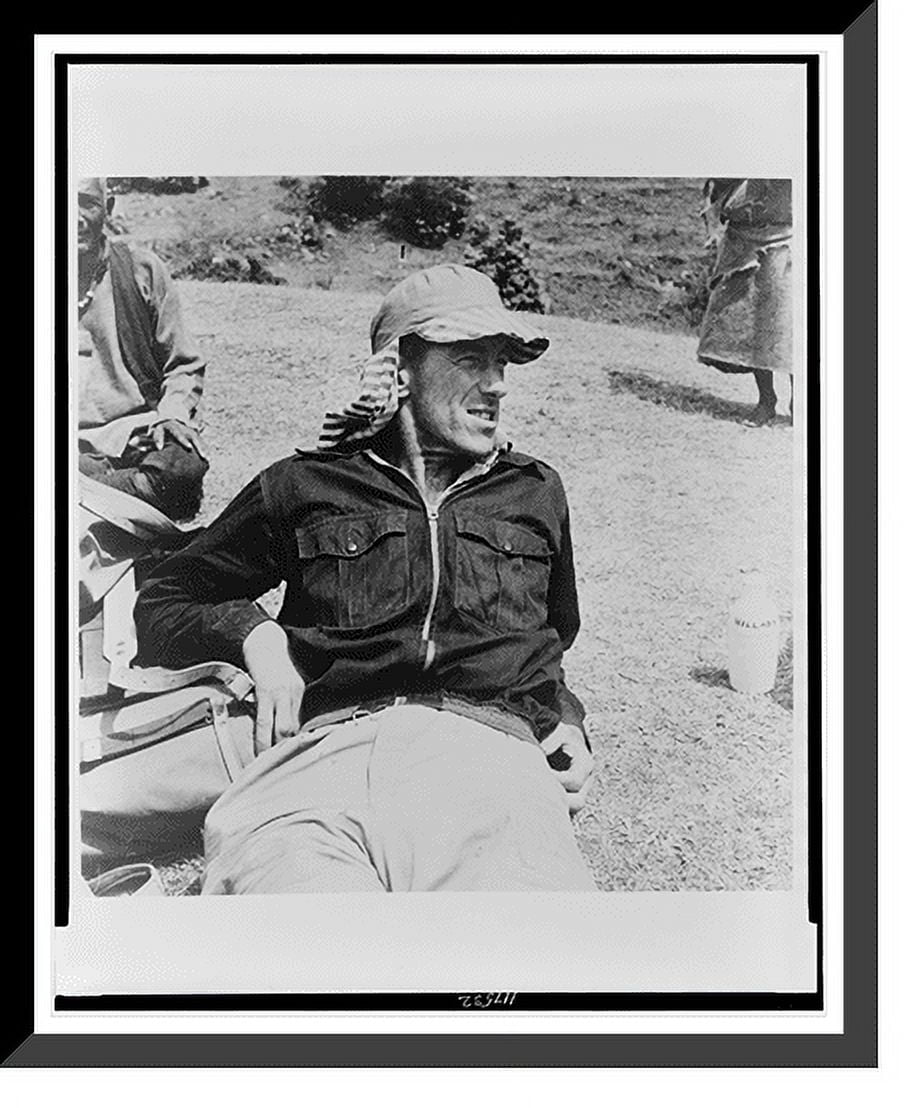 Historic Framed Print, [Sir Edmund Hillary, three-quarter length ...
