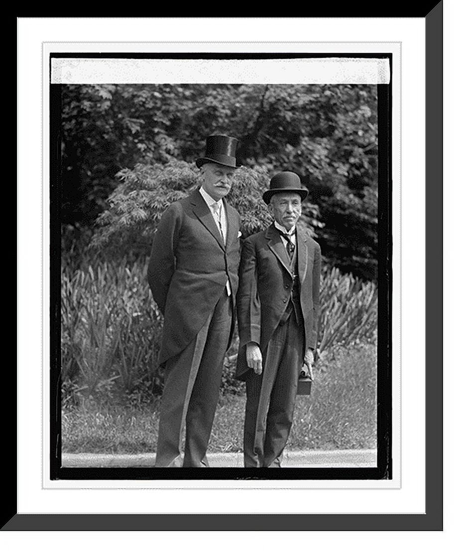 Historic Framed Print, Sir Esme Howard & Rt. Hon. Wm. Morris Hughes, 5 ...