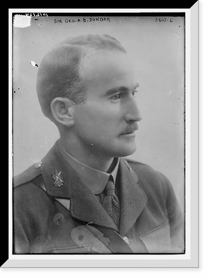 Historic Framed Print, Sir Geo. A.D. Dunbar, 17-7/8" x 21-7/8 ...