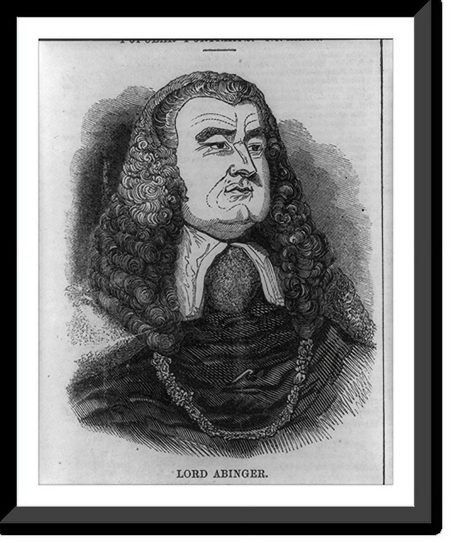 Historic Framed Print, [Sir James Scarlett Abinger, baron, 1769-1844 ...