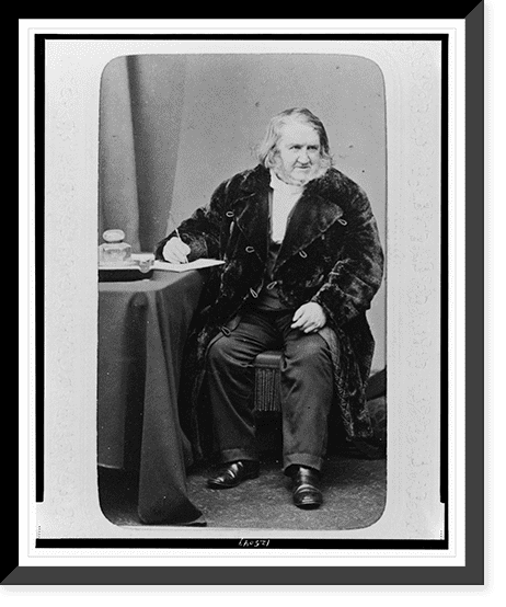 Historic Framed Print, [Sir James Simpson, full-length portrait, facing ...