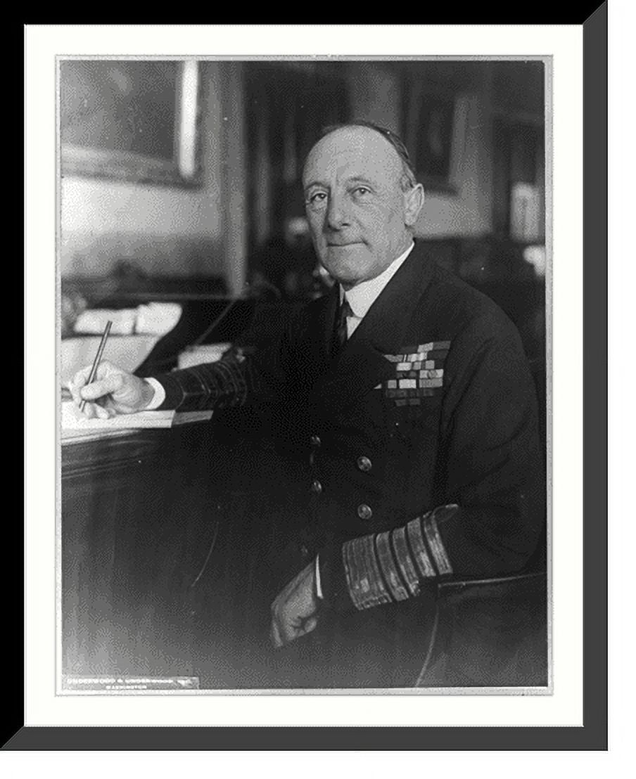 Historic Framed Print, [Sir John Rushworth Jellicoe, 1859-1935, half ...