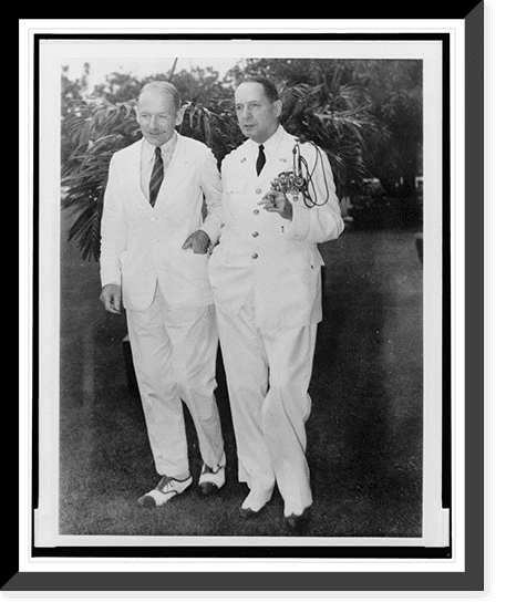 Historic Framed Print, [Sir Robert Brooke-Popham, full-length portrait ...