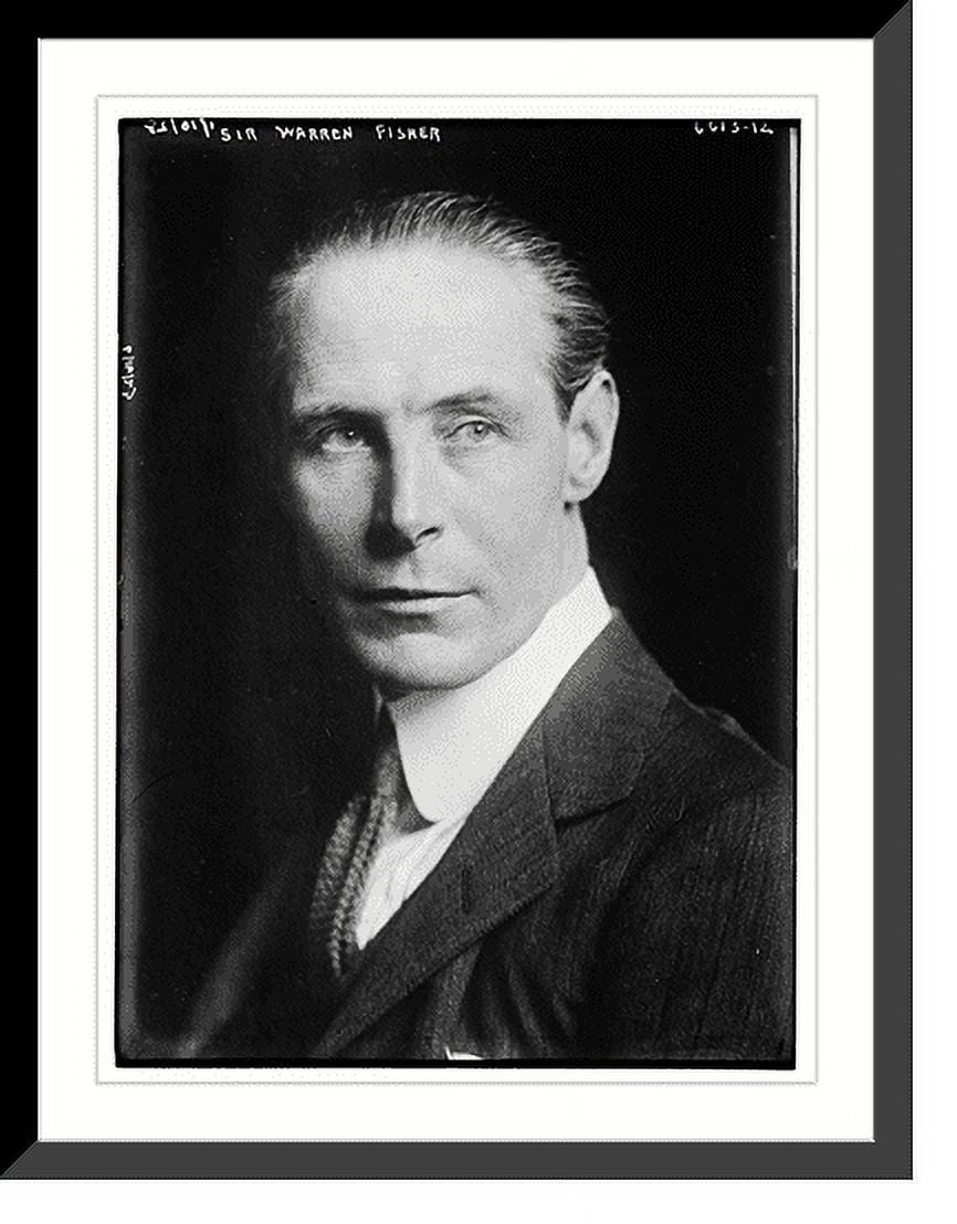 Historic Framed Print, Sir Warren Fisher, 17-7/8 Historic Framed Print, Sir Warren Fisher, 17-7/8