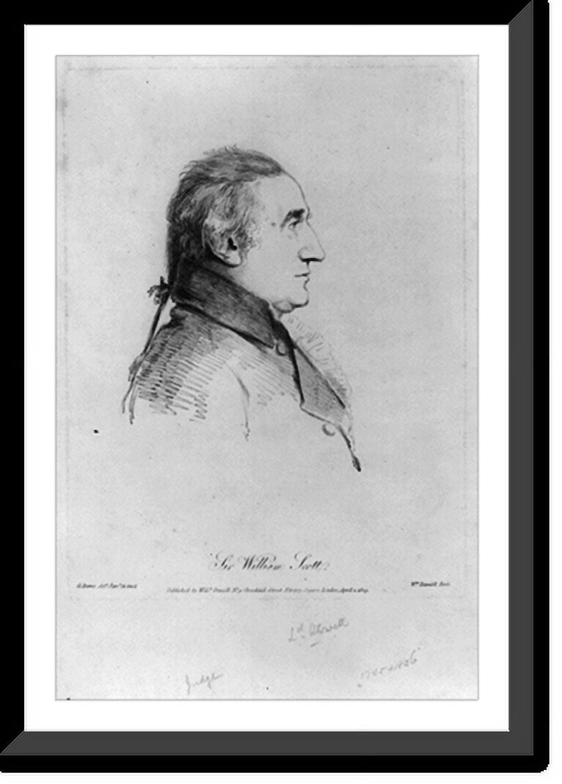 Historic Framed Print, Sir William Scott, 17-7/8" x 21-7/8" - Walmart.com