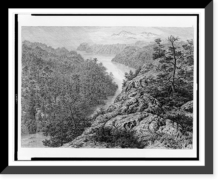 Historic Framed Print, [Sitka, woody mountains], 17-7/8" x 21-7/8 ...