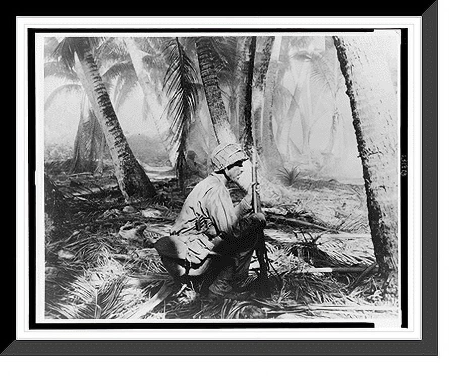 Historic Framed Print, Soldiers of the Shamrock Battalion want to push ...