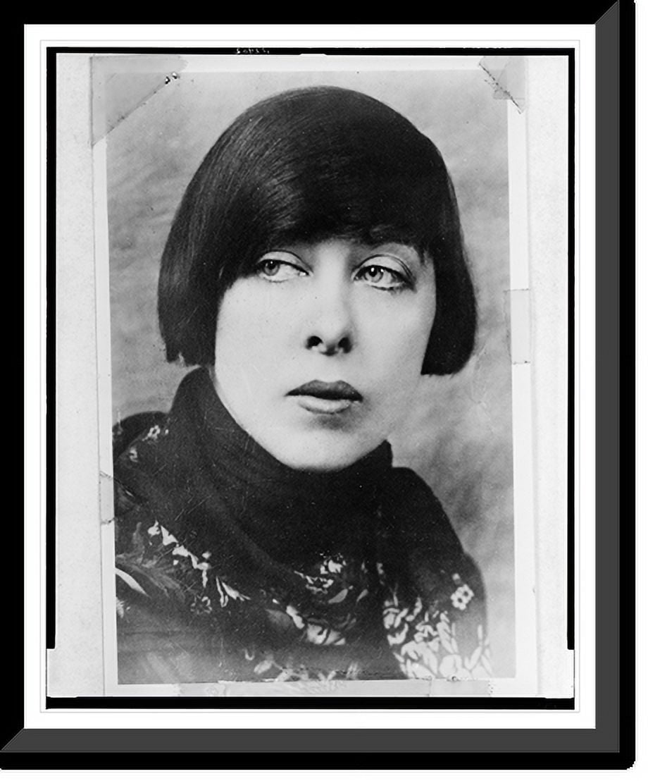 Historic Framed Print, [Solita Solano, head-and-shoulders portrait ...