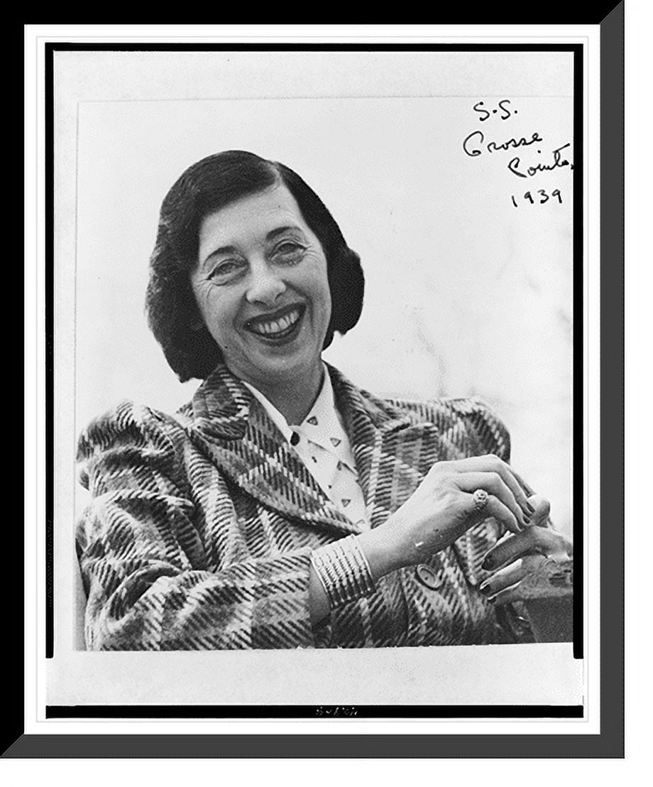 Historic Framed Print, [Solita Solano, head-and-shoulders portrait ...