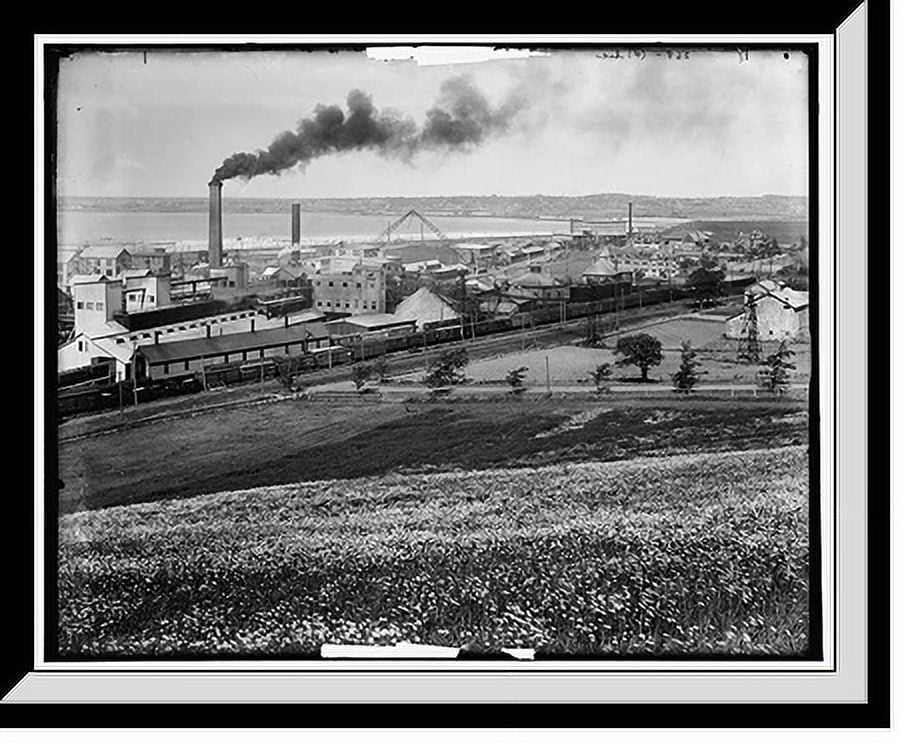 Historic Framed Print, Solvay Process Co.'s works, Syracuse [i.e ...