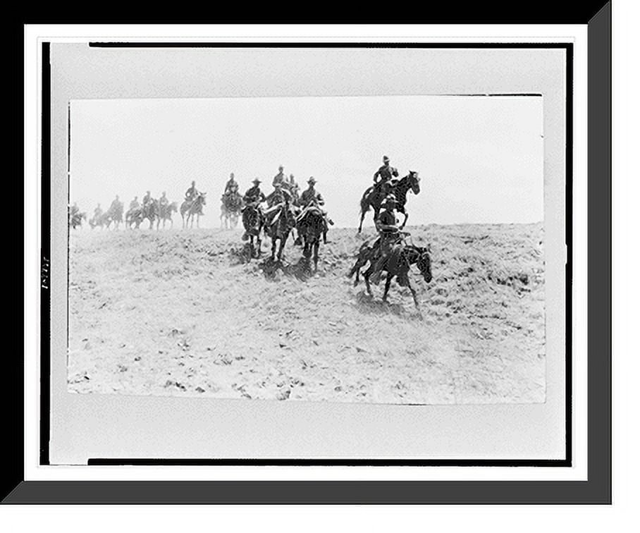 Historic Framed Print, [Some of Maj. Tomkins' columns. on horseback ...