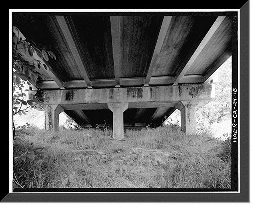 Historic Framed Print, South Fork Trinity River Bridge, State Highway ...