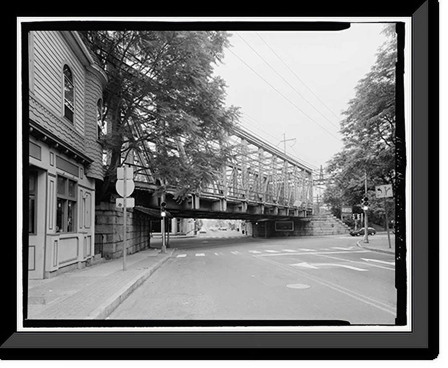 Historic Framed Print, South Norwalk Railroad Bridge, South Main ...