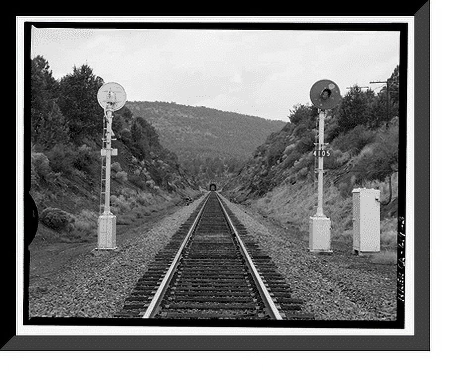 Historic Framed Print, Southern Pacific Railroad Natron Cutoff, Tunnel ...