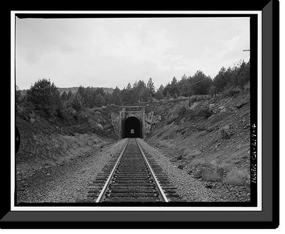 Historic Framed Print, Southern Pacific Railroad Natron Cutoff, Tunnel ...