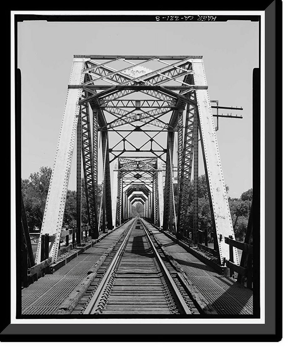 Historic Framed Print, Southern Pacific Railroad Shasta Route, Bridge ...