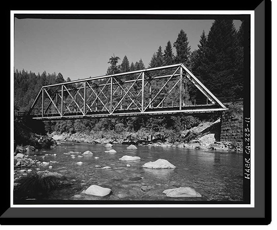 Historic Framed Print, Southern Pacific Railroad Shasta Route, Bridge ...