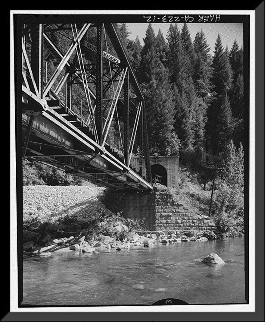Historic Framed Print, Southern Pacific Railroad Shasta Route, Bridge ...