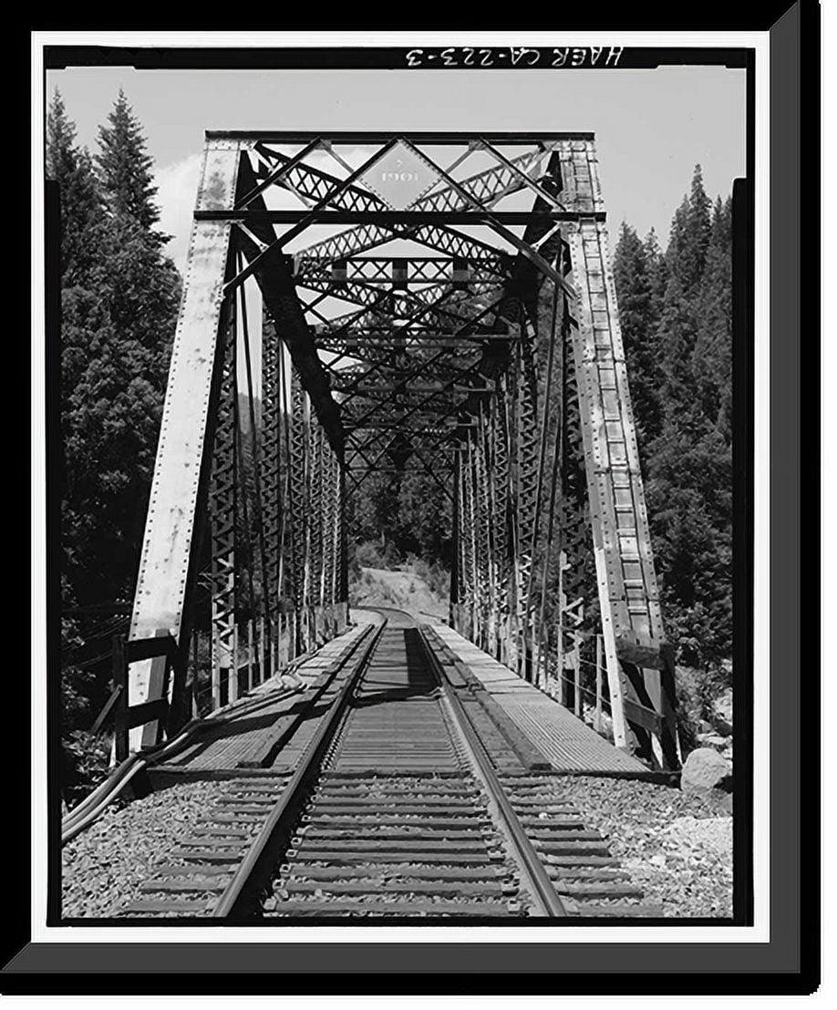 Historic Framed Print, Southern Pacific Railroad Shasta Route, Bridge ...