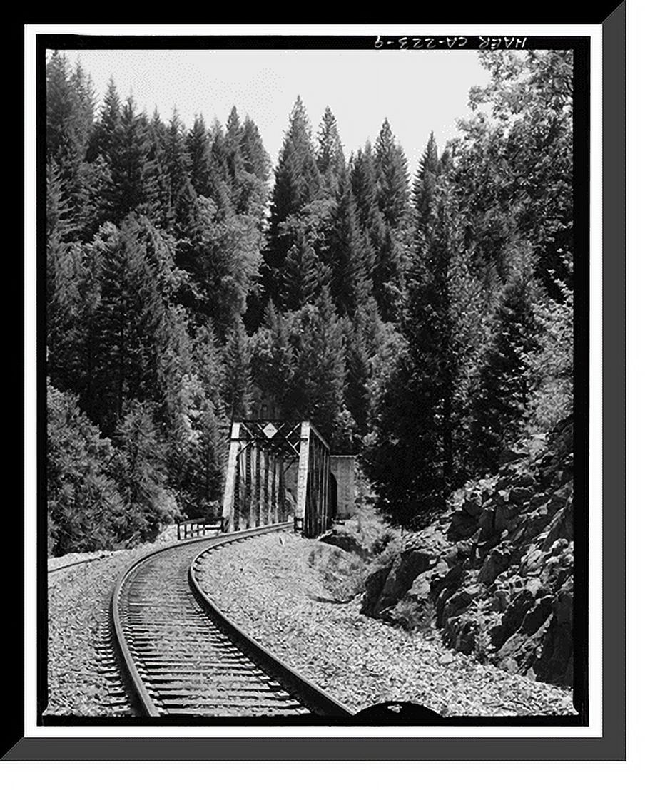 Historic Framed Print, Southern Pacific Railroad Shasta Route, Bridge ...