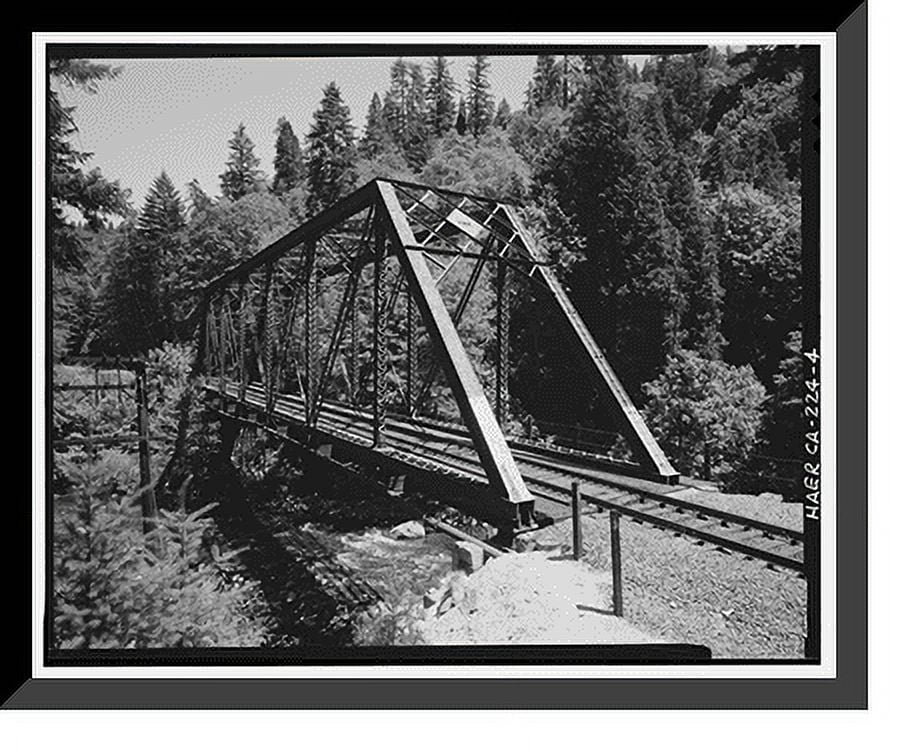 Historic Framed Print, Southern Pacific Railroad Shasta Route, Bridge ...