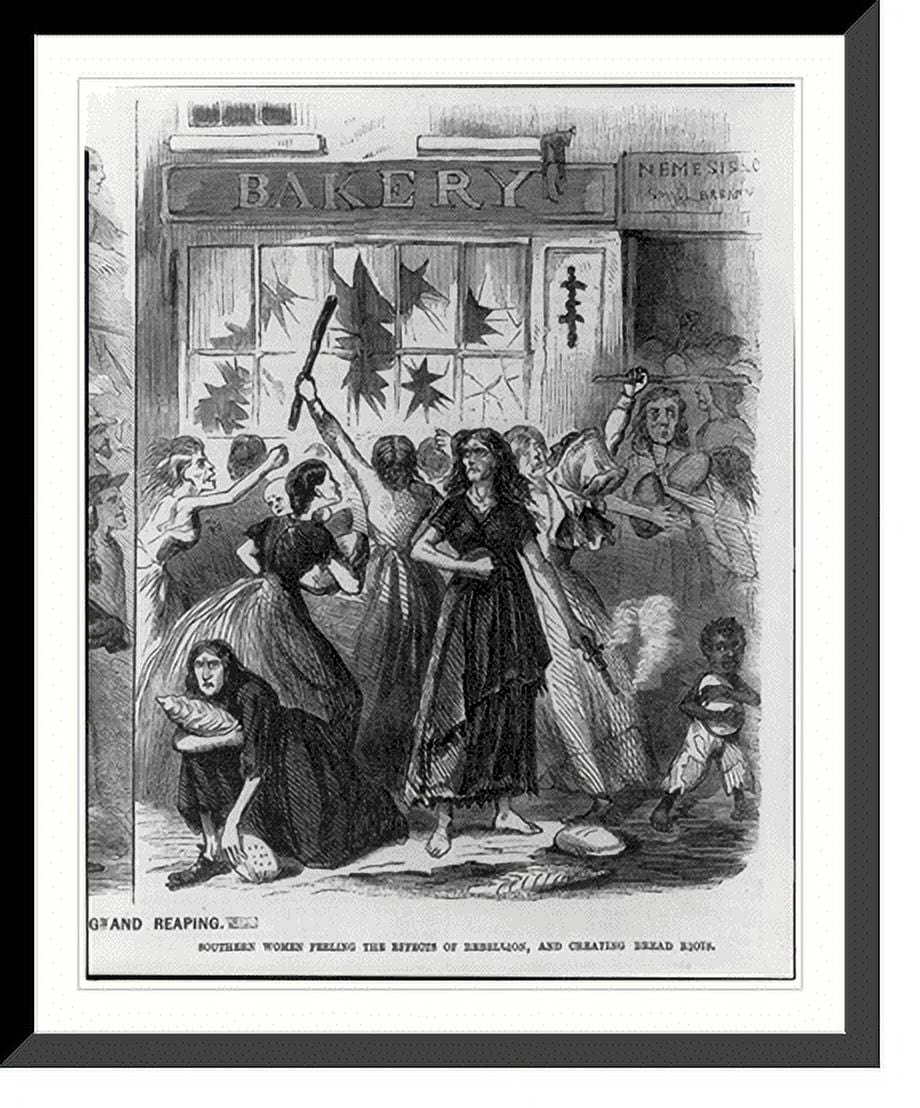 Historic Framed Print, Southern women feeling the effects of the ...
