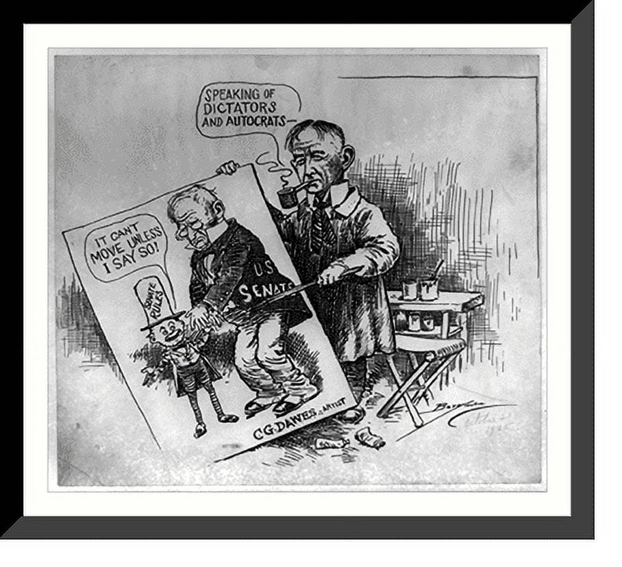 Historic Framed Print, Speaking of dictators and autocrats ., 17-7/8" x ...