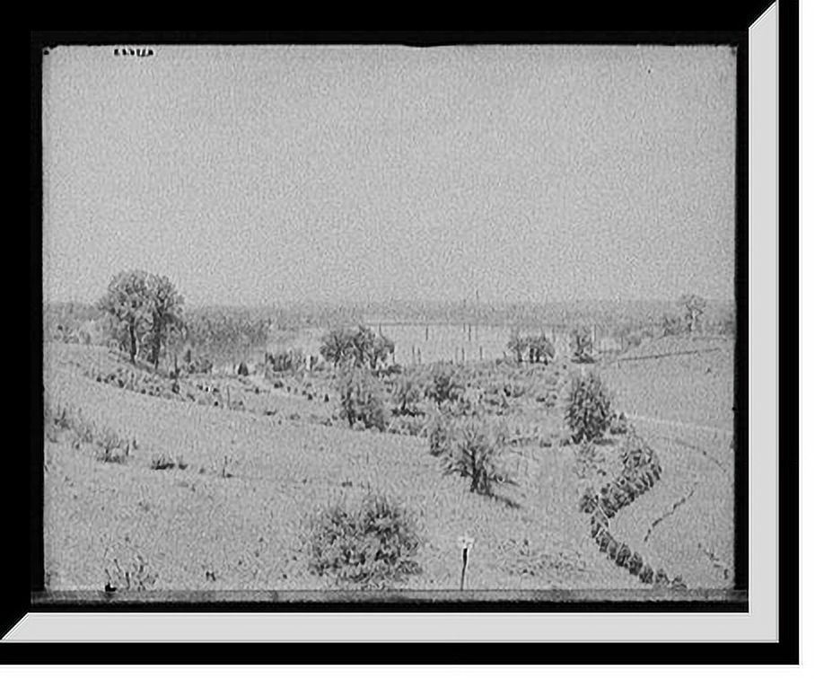 Historic Framed Print, [Springfield, Mass., Connecticut River and city ...