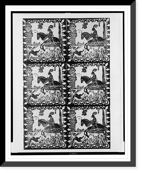 Historic Framed Print, St. George and the dragon.by Raymond Taylor, 12 ...