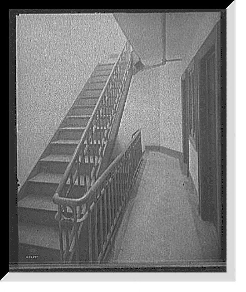 Historic Framed Print, [Stairway and hall, tenement, New York City], 17 ...